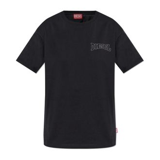 Diesel Femme, Tops, Noir, Taille: 34 FR T-Normy-S17 T-Shirt
