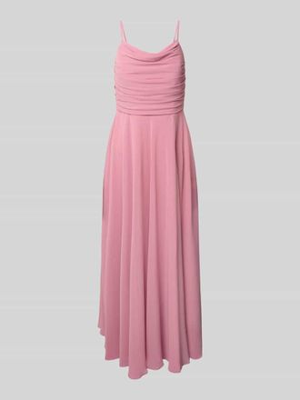 Jake*s Cocktailkleid mit Wasserfall-Ausschnitt