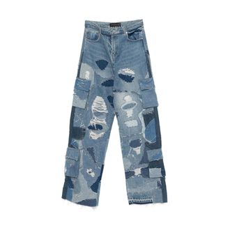 Who Decides War by Ev Bravado Wide Jeans - - Jeans - Herren - Blau - W30