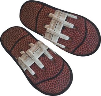 Generic Lacets De Football Am&eacute;ricain Femme Homme Chaussures De Maison L&eacute;g&egrave;res Slippers Confortable Chaussons Pour Maison Ext&eacute;rieur Hiver L