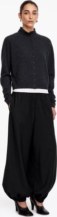 Arket Hose Mit Barrel Leg -Schwarz