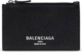 Balenciaga Portemonnaie mit Logo-Print - Schwarz