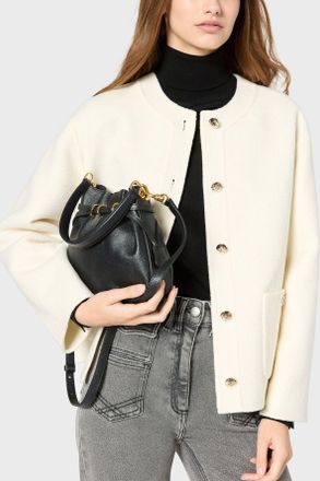 Gerard Darel Veste en laine bouclette - SORAYA - Ecru