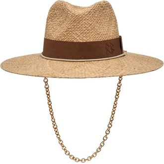 Ruslan Baginskiy Chapeau Fedora - Femme - Accessoires - Beige - Taille: XS