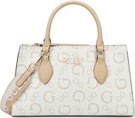 Guess Guess NICHOLE SATCHEL Sac à main, WHI, taille unique