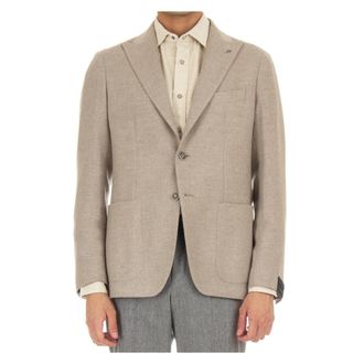 Tagliatore Woll-Diagonal-Jacke - - Jackets - Herren - Grau - M