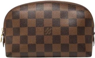 Louis Vuitton Portefeuille Pre-owned en toile Damier - Femme - Pre-owned - Brun - Taille: ONE Size