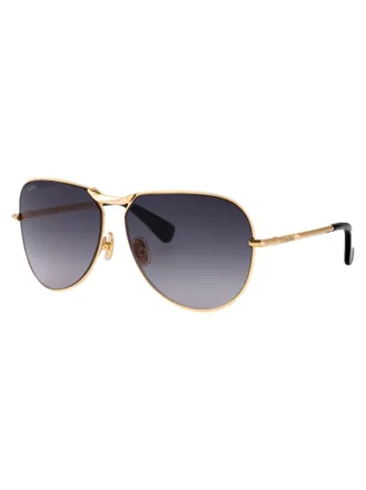 Max Mara Womens Sunglasses Miller-2 Gold Metal