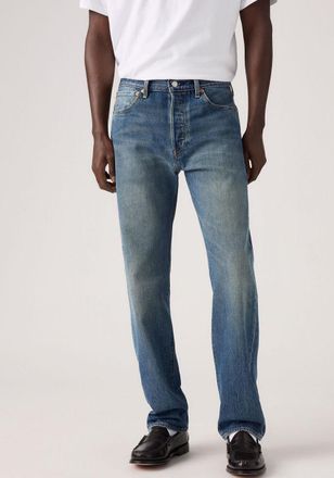 Levi's Straight-Jeans LEVIS 501 LEVIS ORIGINAL, Herren, Gr. 30, L&auml;nge 32, blau (a soft spot), Denim/Jeans, Obermaterial: 100% Baumwolle, normal lang, Jeans S