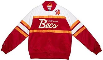 Mitchell & Ness M&N Heavyweight Satin Veste - Script Tampa Bay Buccaneers