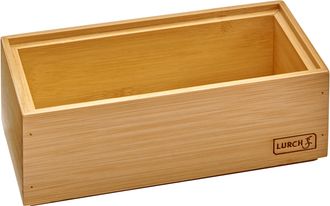Lurch 10772 Organizer-System Box Einsatz für Schubladen und Aufbewahrungsbox Bambus 7x14cm