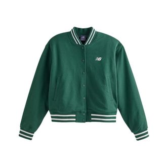 New Balance Sportswears Greatest Hits Varsity Jacke - - Jackets - Damen - Gr&uuml;n - S