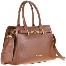 Pierre Cardin Sac &agrave; main pour femme en cuir v&eacute;ritable fabriqu&eacute; en Italie 27 x 20,5 x 10 cm 1925, cuir, Taille unique