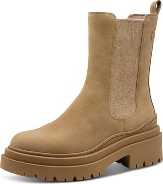 Tamaris Bottines Chelsea pour femme 1-25468-45 - Camel - Taille 40 EU, camel, 40 EU