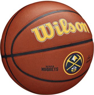 Wilson Basketball NBA TEAM TRIBUTE, DENVER NUGGETS, Outdoor, Gummi, Größe: 7