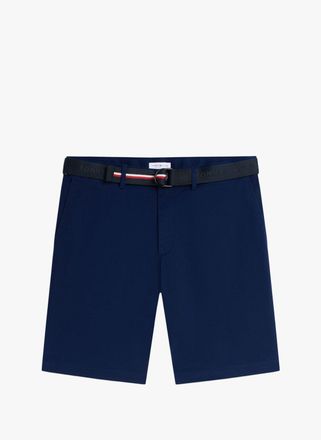 Tommy Hilfiger Bermuda droit en coton m&eacute;lang&eacute;