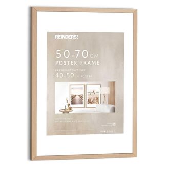 Reinders Bilderrahmen, Poster 50x70 buche, Wohnzimmer, MDF, 50 x 70