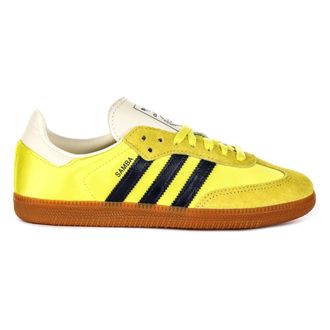 adidas Femme, Chaussures, Jaune, Taille: 38 2/3 EU Baskets Femme R&eacute;tro 3 Bandes Jaunes