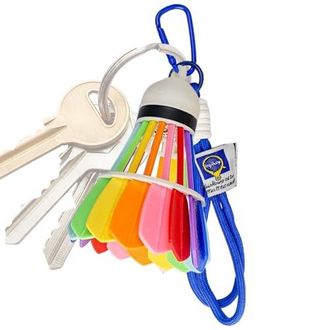 Generic Mini Porte-Cl&eacute;s Badminton,Mini Pendentif Charme Cr&eacute;atif Imprim&eacute; 3D - Balle De Badminton Pour Sac &Agrave; Dos,Pour Femmes Hommes Adultes Adolescents Famille 