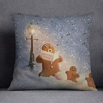 Bonamaison Le Jardin du Lin Kissenhüllen, Cotton, Mehrfarbig, 45x45