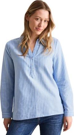 Cecil B345319 Chemisier rayé Oxford, Bleu Clair Frais, XXL Femmes