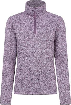 Mountain Warehouse Idris Polaire à Demi-Zip pour Femme - Haut léger, Doux sur la Peau, Chaud et Confortable Anti-Boulochage - Idéal pour lautomne, lhiver, Le Camping Bor