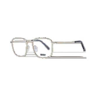 Bally Homme, Accessoires, Jaune, Taille: ONE Size Montures de lunettes optiques carrées en métal doré