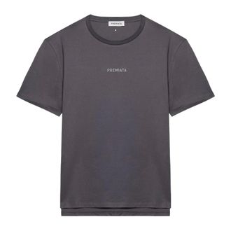 Premiata T-Shirt Logo Essential - Homme - Tops - Gris - Taille: 2XL