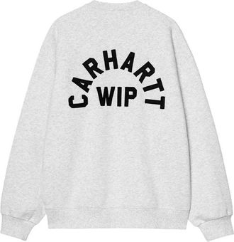 Carhartt Work in Progress Logo-Embroidered Cotton Blend Sweatshirt - Gray
