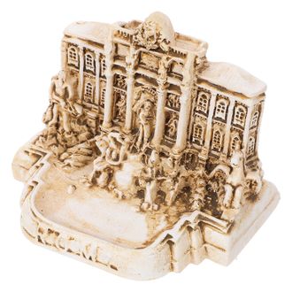 Artibetter ARTSEWPLY Modell der Trevi Brunnenkirche aus Kunstharz Stilvolle Desktop Skulptur Tischdekoration f&uuml;r Zuhause und B&uuml;ro Kleiner Architekturstatue Gesch