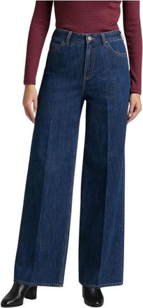 Lee Femme, Jeans, Bleu, Taille: W31 Wide Jeans