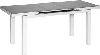 M&S Collection M&s - Table de jardin extensible en aluminium gris perle Ibiza 6 à 8 personnes