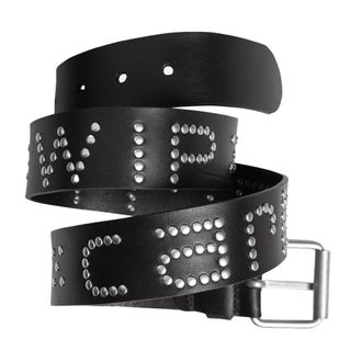 Carhartt Work in Progress unisex, Accessoires, Noir, Taille: L Ceinture &Eacute;l&eacute;gante Script Studs Noir Argent