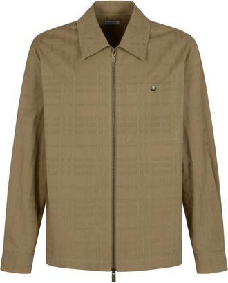 Burberry Homme, Vestes, Beige, Taille: M Oakwell Cotton Jacket