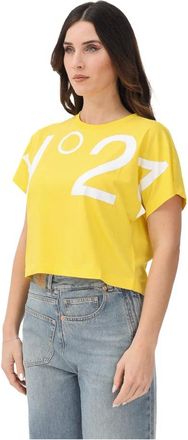 N&deg;21 Femme, Tops, Jaune, Taille: 40 FR T-shirt &agrave; manches courtes