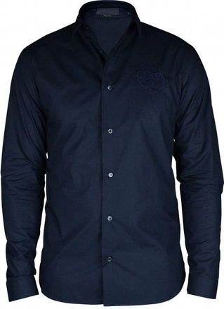 Philipp Plein Gold Cut Ls Skull Shirt