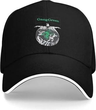 Generic Casquette dHomme, Gang Green Skate to Hell Paper Thin 1 Chapeau de Camionneur, Casquette d&eacute;t&eacute; pour Hommes, Casquette de Baseball pour Hommes Cadeau