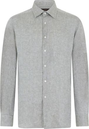 Slowear Slowear, Homme, Chemises, Gris, Taille: 3XL Glanshirt