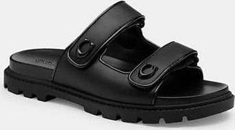 Coach Sculpted C Sandale Mit Zwei B&auml;ndern