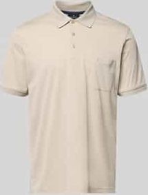 Ragman Relaxed Fit Poloshirt aus Baumwoll-Mix