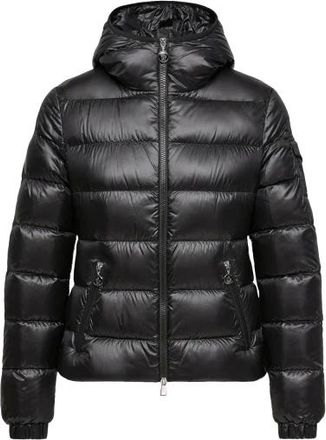 Moncler Femme, Vestes, Noir, Taille: 38 FR Glesse Hooded Jacket