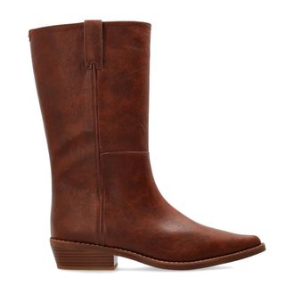 Michael Kors Farren Distressed Boot - - Shoes - Damen - Braun - 35 EU