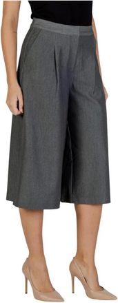 Ichi Ichi, Femme, Pantalons, Gris, Taille: 32 FR Pantalon &agrave; Fermeture &Eacute;clair et Poches Avant