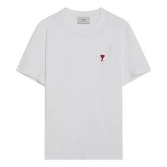 Ami Kurzarm Rundhals T-Shirt - - Tops - Herren - Wei&szlig; - S