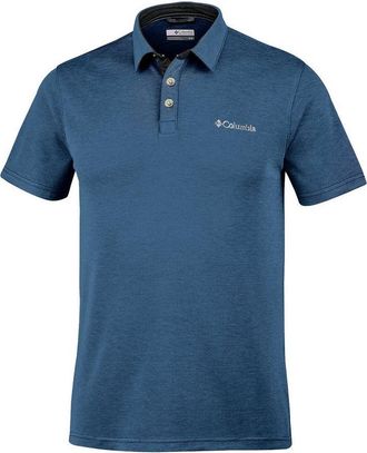 Columbia Poloshirt Nelson Point mit aufgesticktem Markenschriftzug