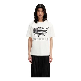 Rhude Banner Tee - - Tops - Herren - Wei&szlig; - XL