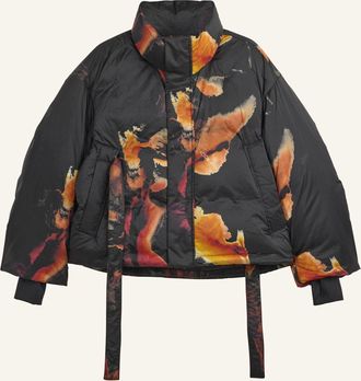 Yohji Yamamoto Y-3 Aop Pufferjacke weiss