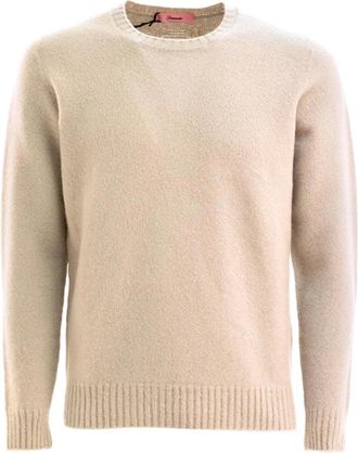 Drumohr Homme, Pulls, Beige, Taille: L Tricot Ras du Cou