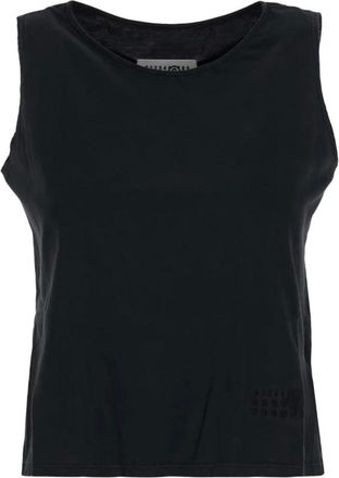 Maison Margiela Femme, Tops, Noir, Taille: 38 FR D&eacute;bardeur