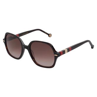 Carolina Herrera Femme, Accessoires, Brun, Taille: ONE Size Lunettes de soleil papillon intemporelles avec protection UV